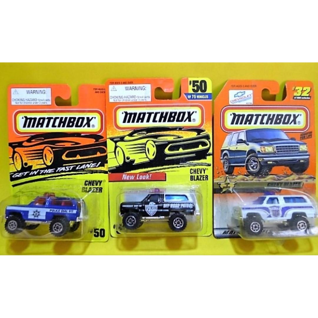 POLICE PATROL CHEVY BLAZER 4X4 - Matchbox 1995-1998 Collector Series ...