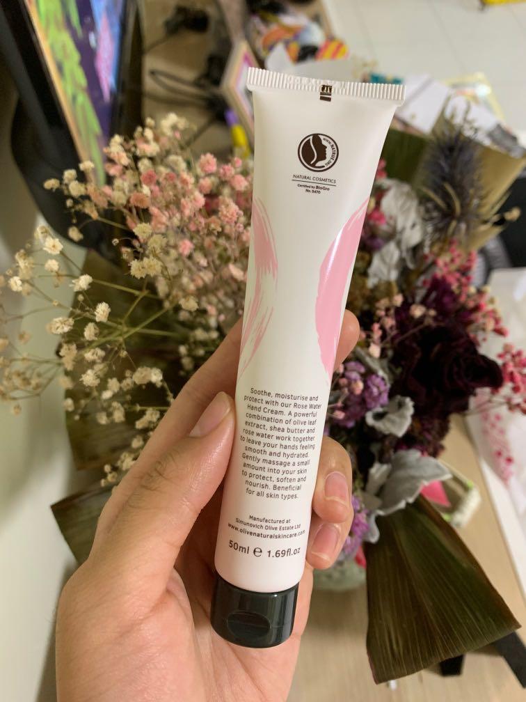 Rose water hand cream, Beauty & Personal Care, Face, Face Care on Carousell