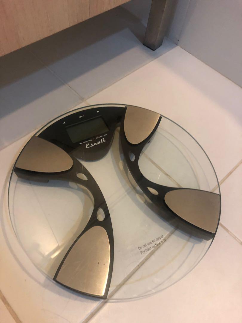 Scale for Weight, Water Mass, Body Fat Calculator, Beauty & Personal ...