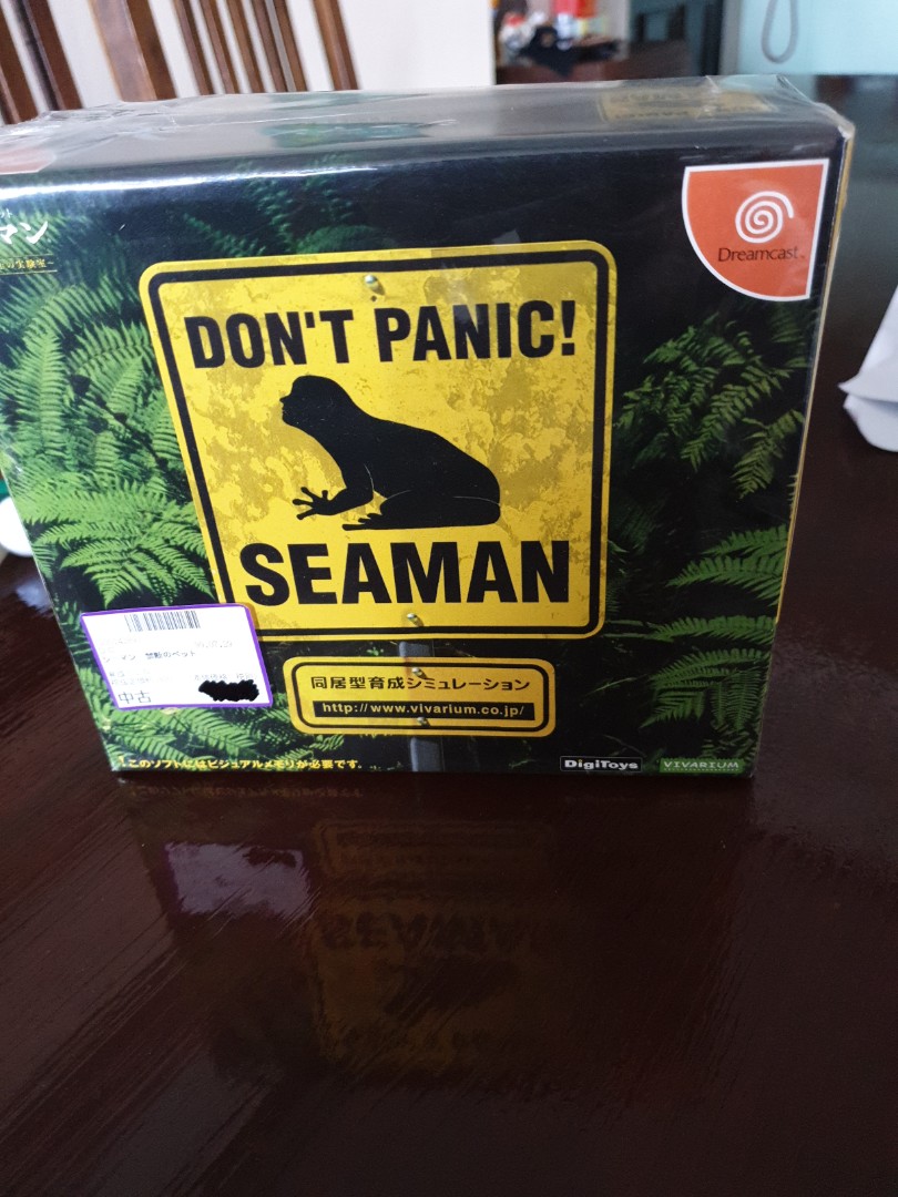 Sega Dreamcast Seaman, Complete in Box!, Video Gaming, Video Game ...