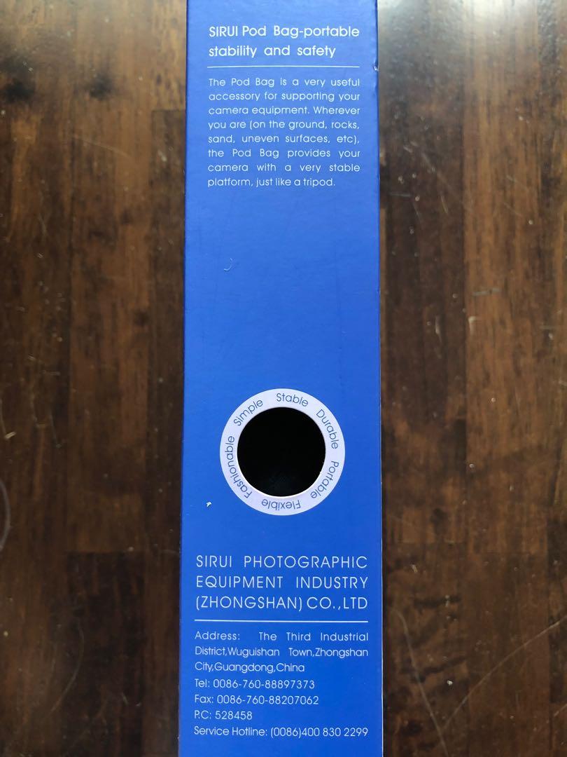 Sirius Pod Bag, Photography, Photography Accessories, Other Photography ...