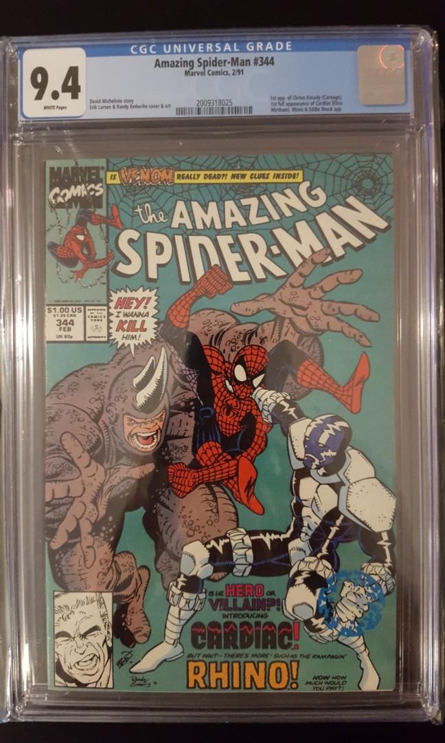 Amazing Spider-Man #344 CGC 9.4, #345 CGC 9.6 (1991, 1st Series) Set of ...