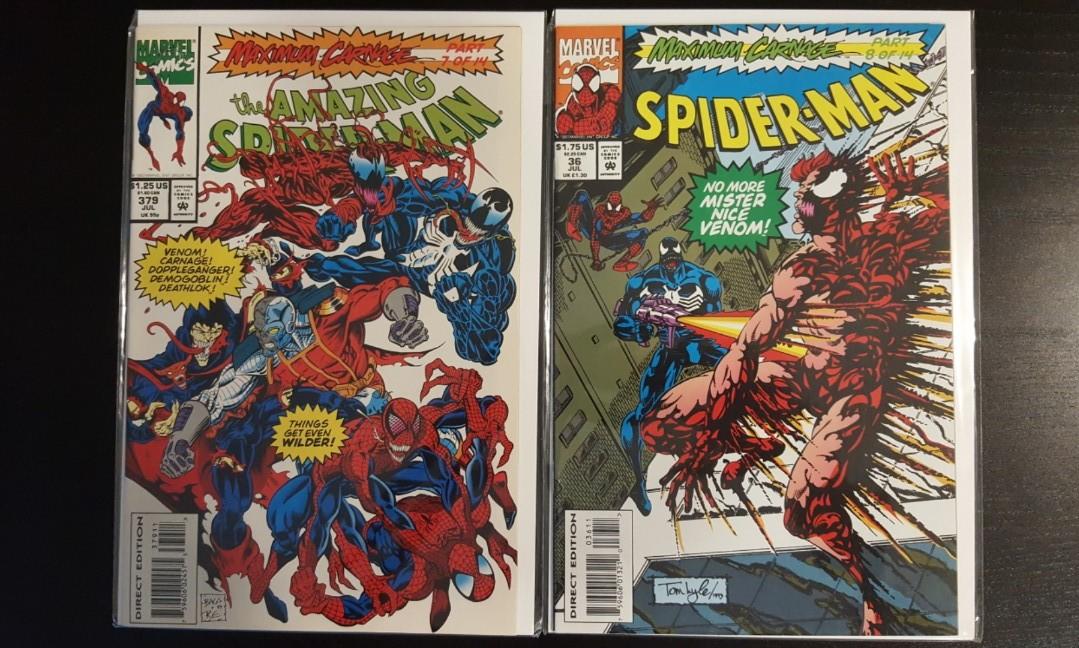 Spider-man Maximum Carnage (1993, 1st Series) Complete Set Of 14 Books ...