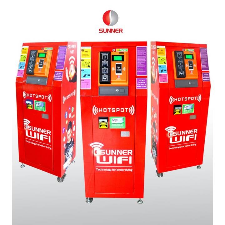 Sunner WiFi Kiosk - Tap Coin Wi-Fi Vending Machine, Looking For on ...