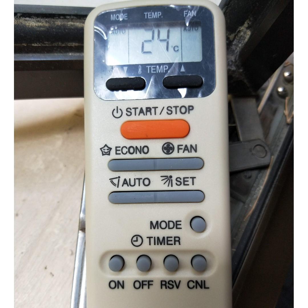 Toshiba aircon remote control WH-E1NE WC-E1BE New stocks, TV & Home ...