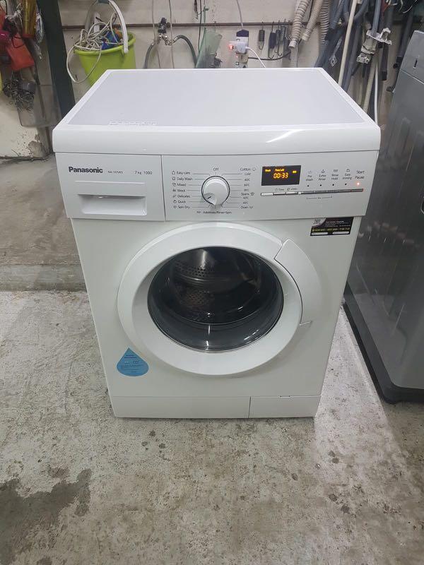 Used Panasonic 7kg Front Load Washing Machine NA-107VK5, TV & Home Appliances, Washing Machines ...