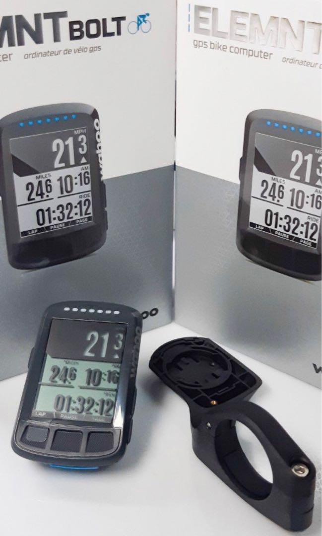 Wahoo ELEMNT BOLT (GPS Head Unit), Sports Equipment, Bicycles & Parts ...