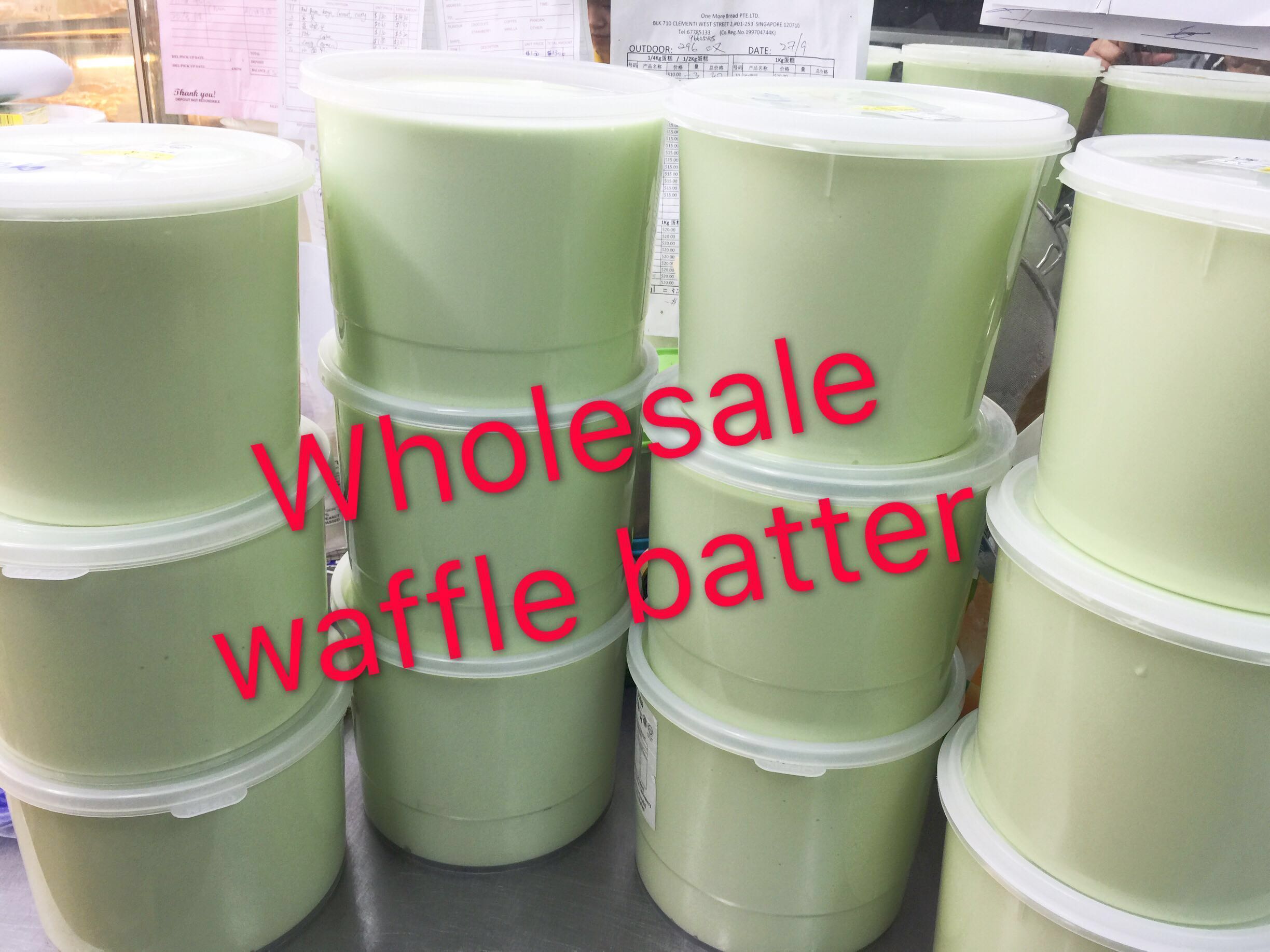 Wholesale waffle batter fluffy crispy taste, definitely make your store ...