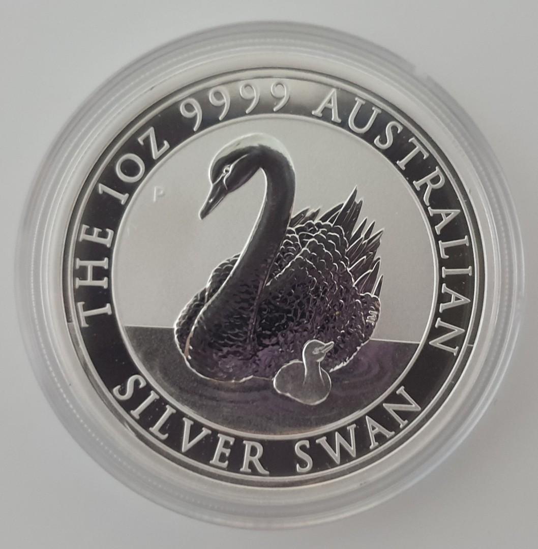2018 Australia 1 oz Silver Swan BU, Women's Fashion, Jewelry ...