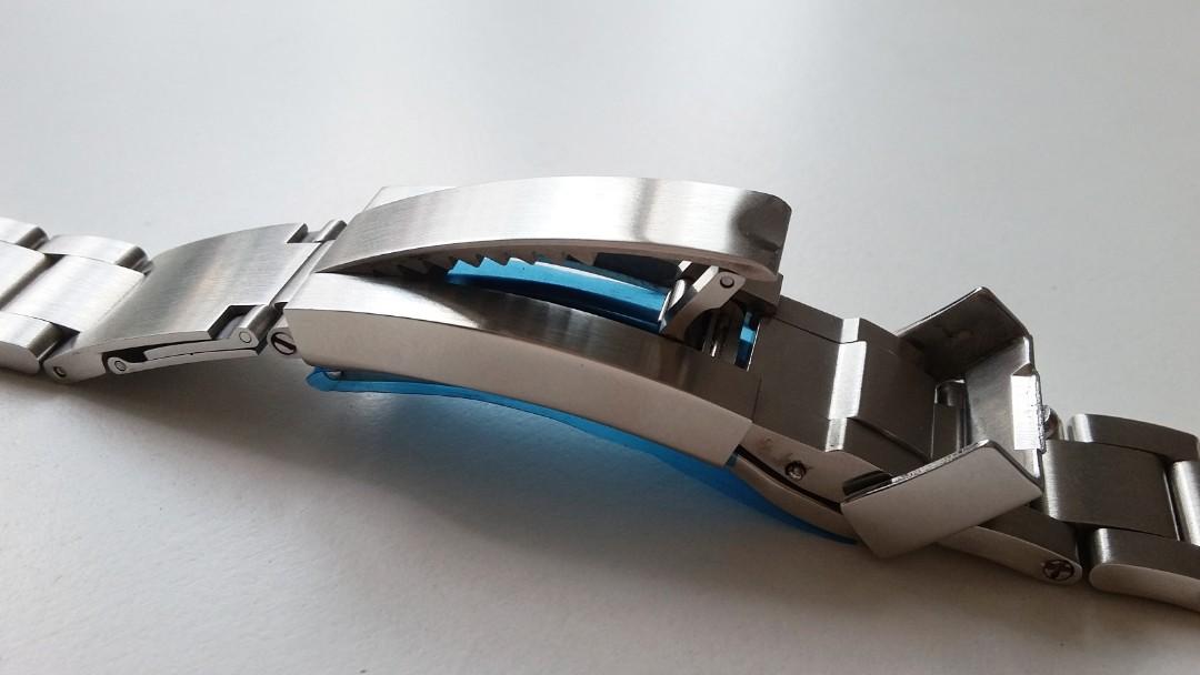 21mm AFTERMARKET FULL 316L S STEEL GLIDELOCK BRACELET FOR ROLEX DEEPSEA ...