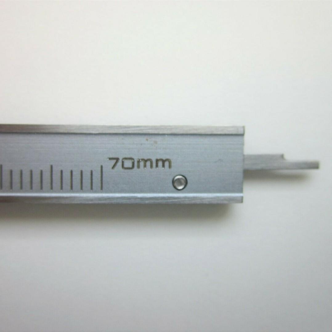 (Preorder) Angkup vernier mini caliper 70mm 0.05mm Shinwa 19892 stainless steel, Furniture ...