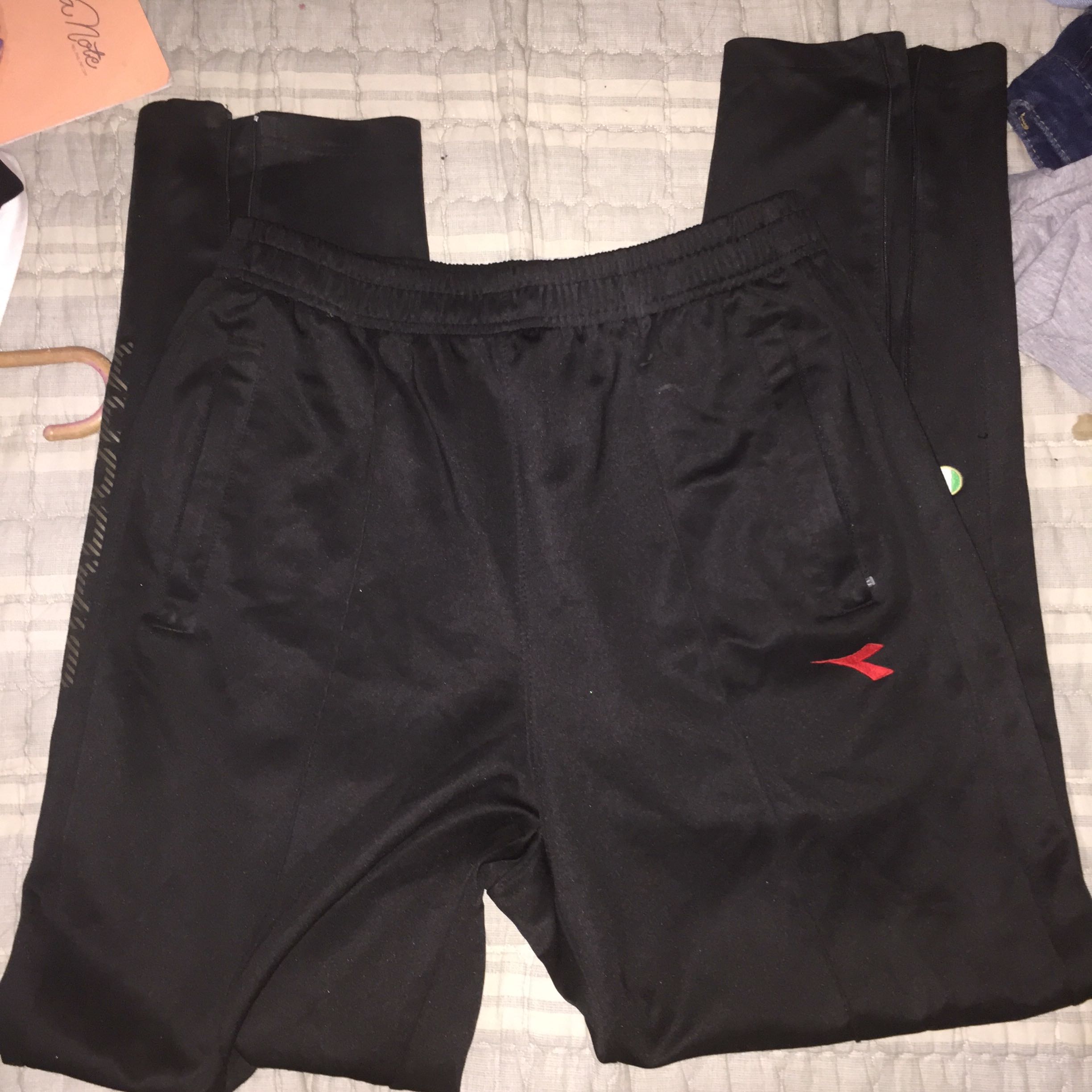 AUTHENTIC DIADORA TRACK PANTS, Men's Fashion, Bottoms, Joggers on Carousell