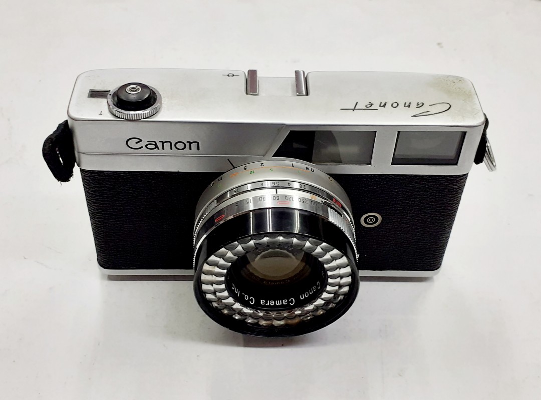 Canon canonet with 45mm f1.9 vintage film rangefinder, Photography ...