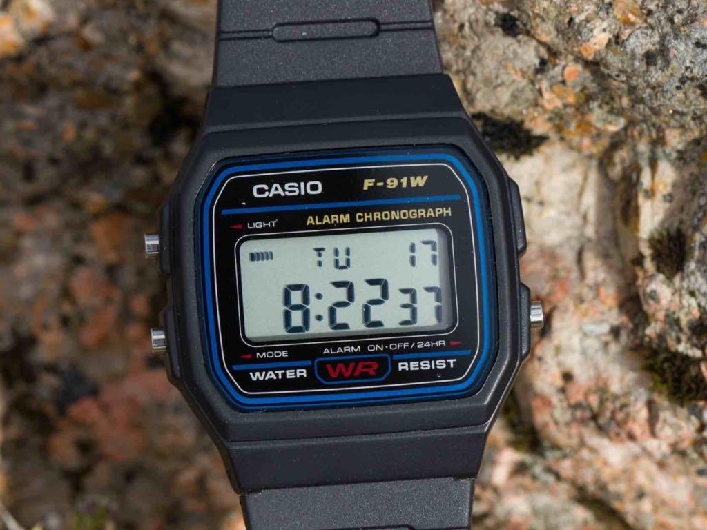 Casio F91 Vintage Digital Quartz Watch F91W-1 Brand New, Men's Fashion ...