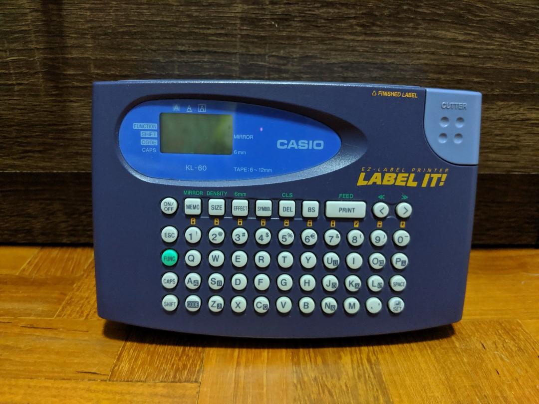 Casio Label Printer, Computers & Tech, Printers, Scanners & Copiers on ...