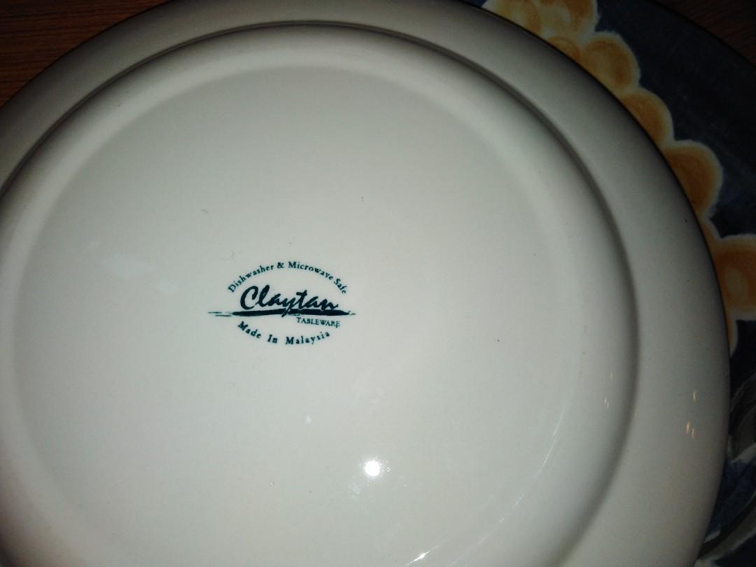 Claytan plate, Furniture & Home Living, Kitchenware & Tableware ...