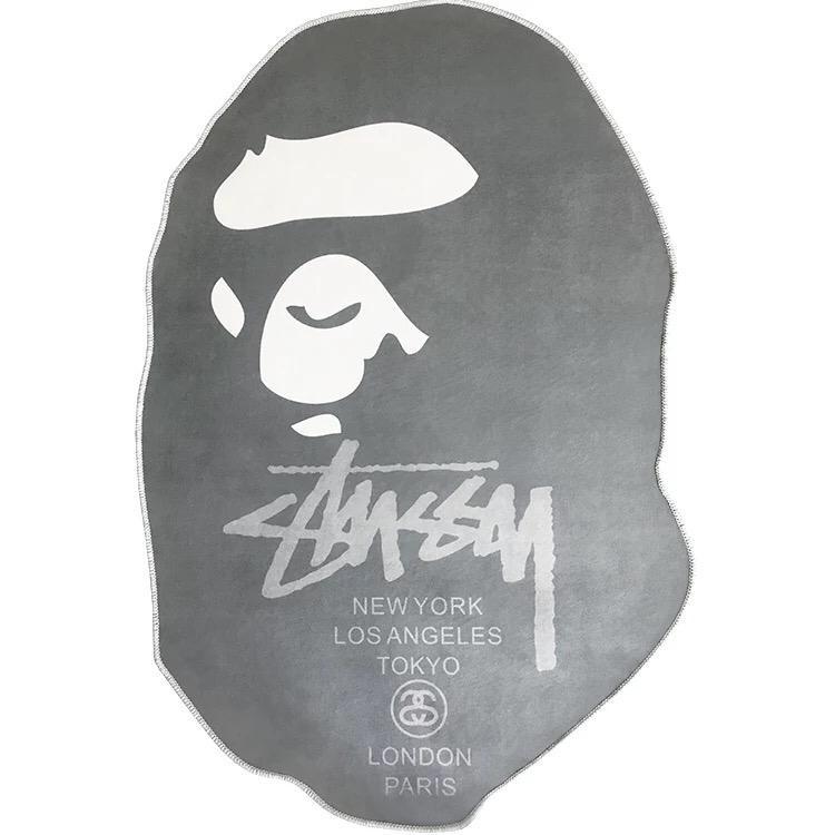 Custom bape ape head rug carpet, Furniture & Home Living, Cleaning ...