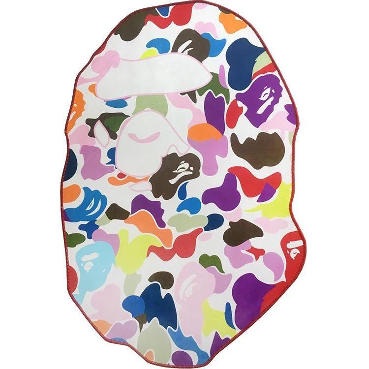 Custom bape ape head rug carpet, Furniture & Home Living, Cleaning ...