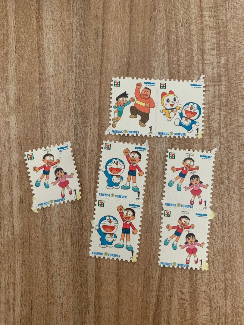 Doraemon Stamp Stickers from Thailand, Hobbies & Toys, Stationery ...