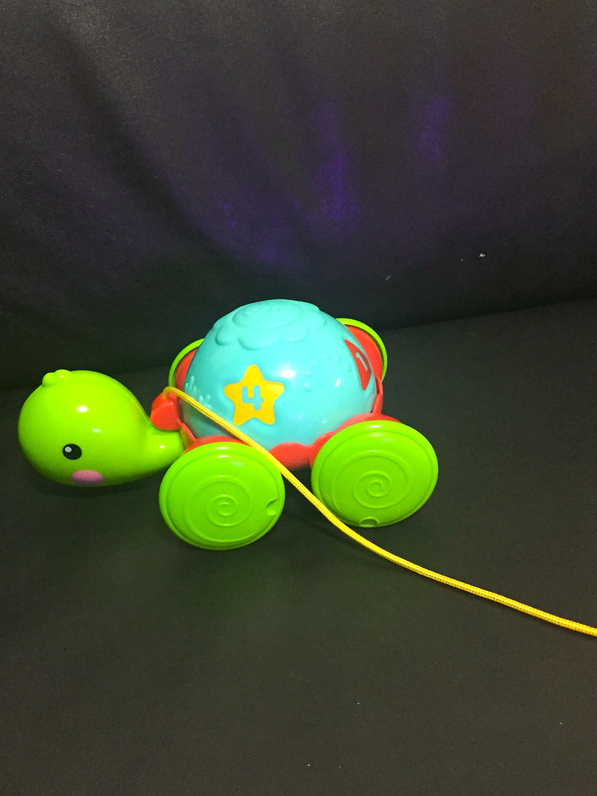 Fisher price pull along turtle, Babies & Kids, Infant Playtime on Carousell