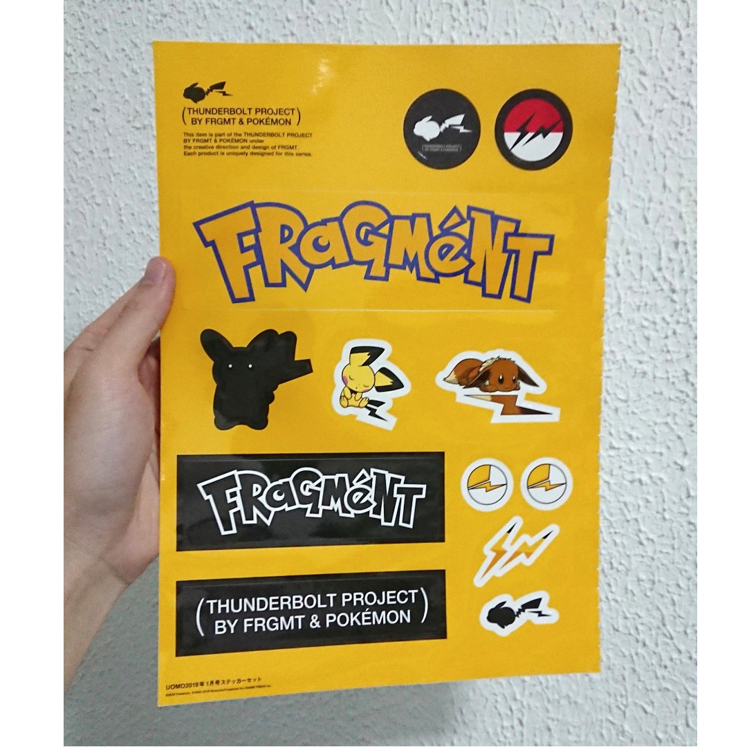 Fragment x Pokemon Stickers V2, Hobbies & Toys, Stationery & Craft, Art ...
