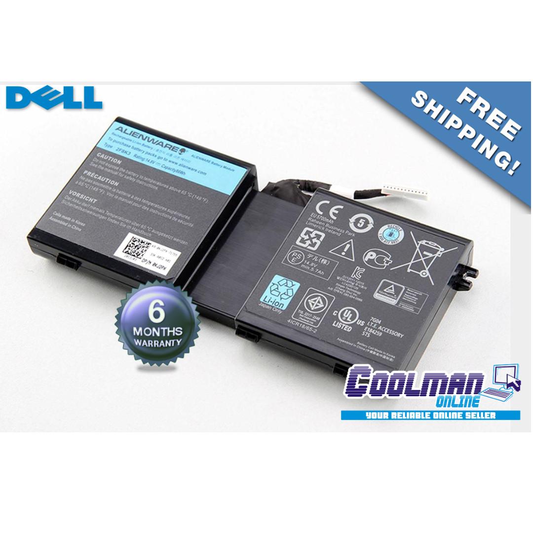 Genuine 2F8K3 Laptop Battery for DELL Alienware 17 17x M17x R5 18 18x ...