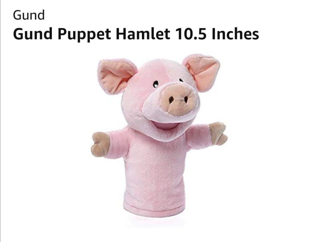 GUND Plush Hand Puppet, Hobbies & Toys, Toys & Games on Carousell