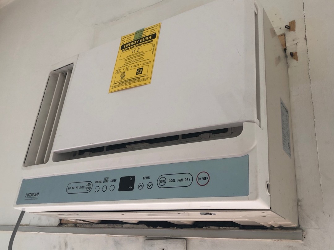 Hitachi Airconditioner RA-15SR window type 1.5HP aircon, TV & Home ...