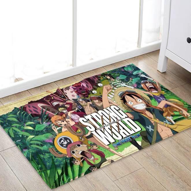 Home bedroom kitchen living room one piece carpet rug anime characters ...