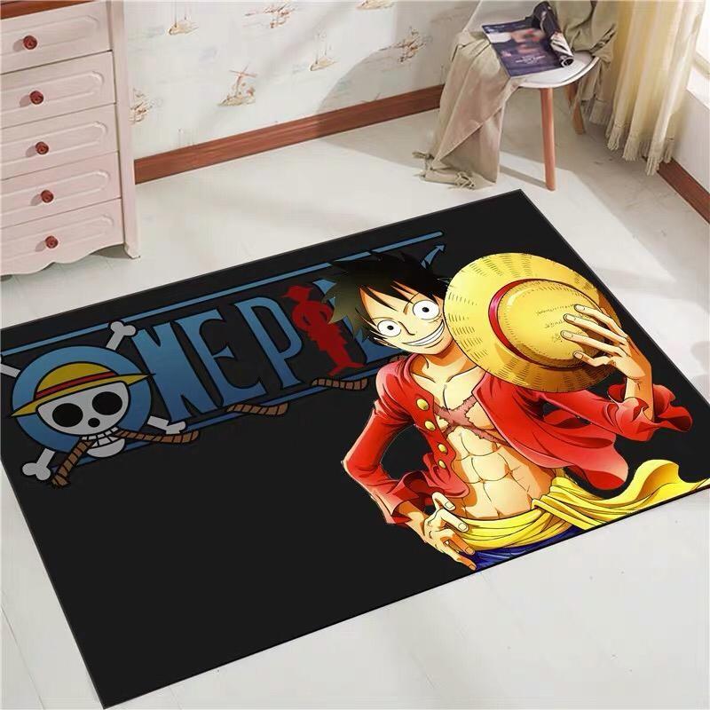Home bedroom kitchen living room one piece carpet rug anime characters ...