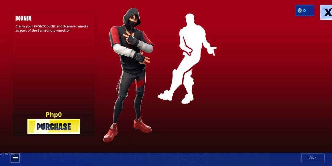 Ikonik skin and emote, Video Gaming, Gaming Accessories, Game Gift ...