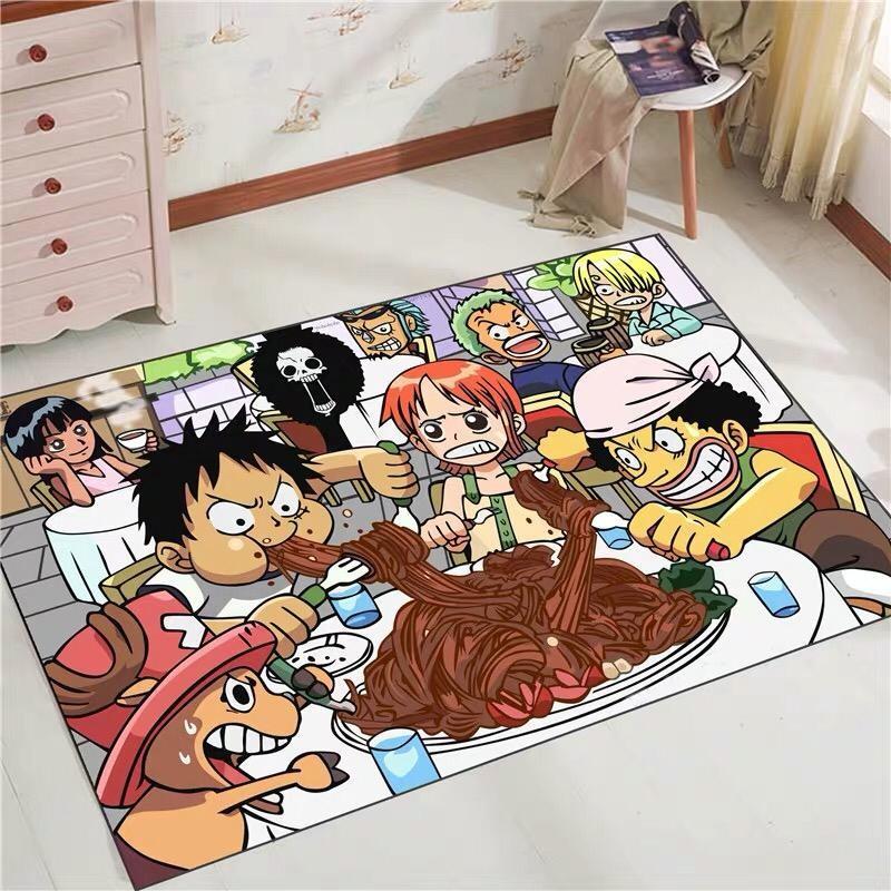 Luffy one piece Nami shanks chopper carpet rug, Furniture & Home Living ...