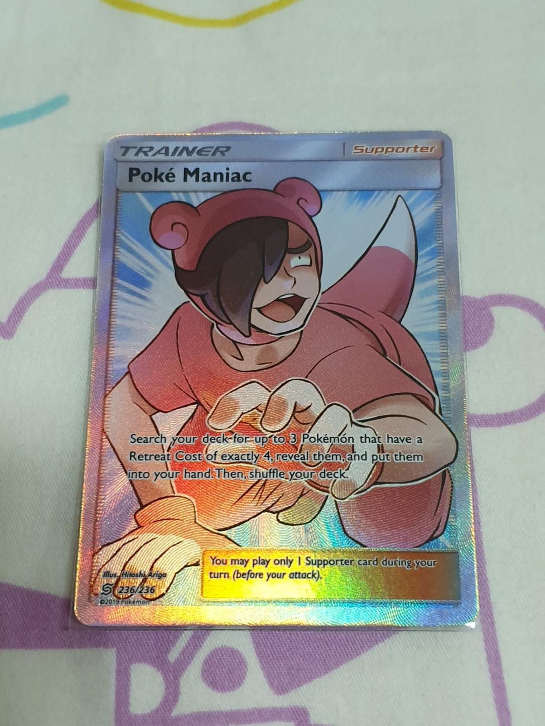 Poke maniac full art, Hobbies & Toys, Toys & Games on Carousell