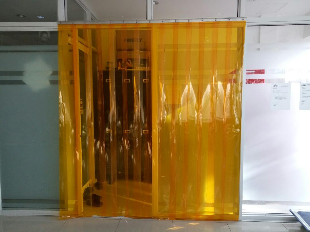 Pvc Strip Plastic Curtain installation, Looking For on Carousell