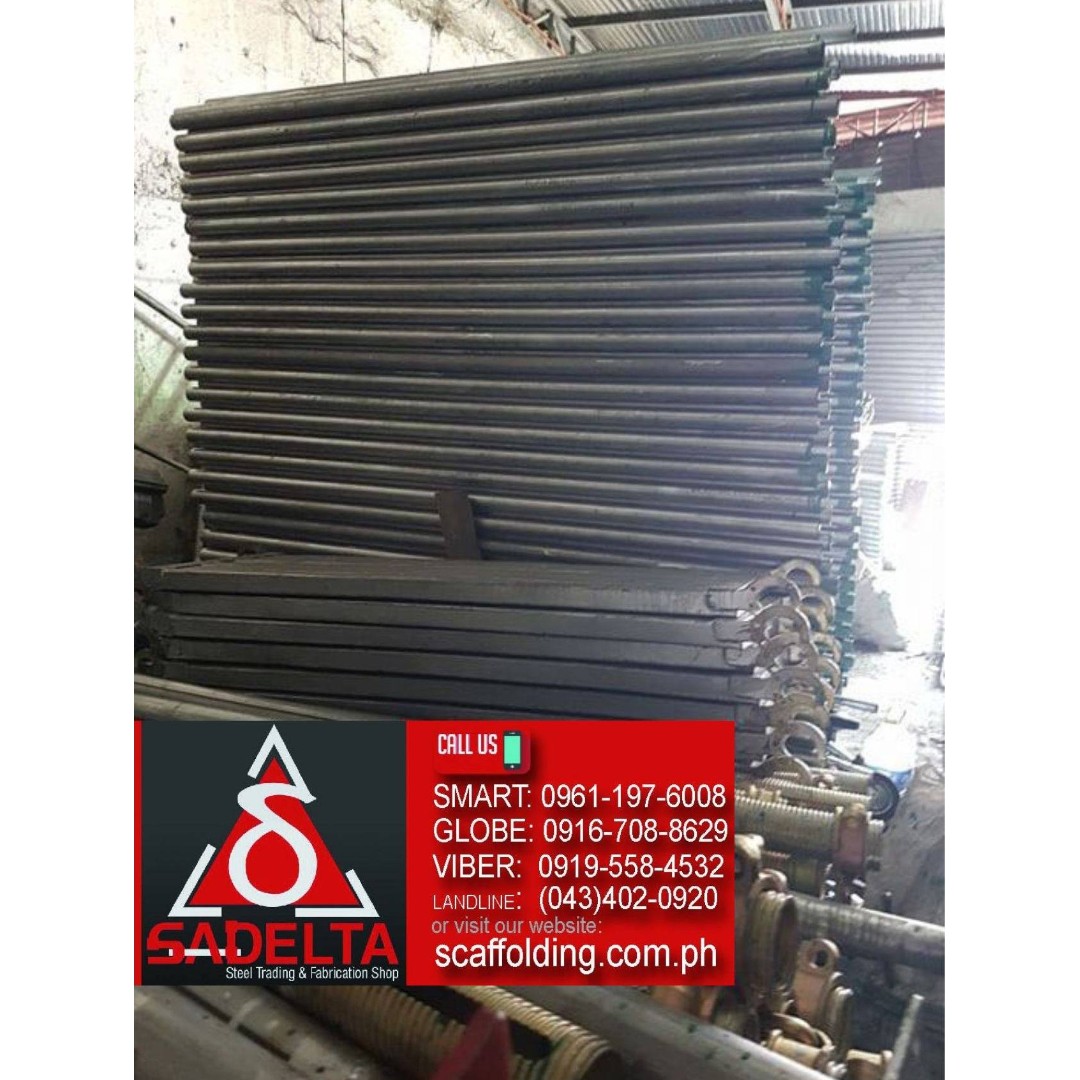 Scaffolding shoring jack clamp catwalk ladder frame galvanize iron pipe ...