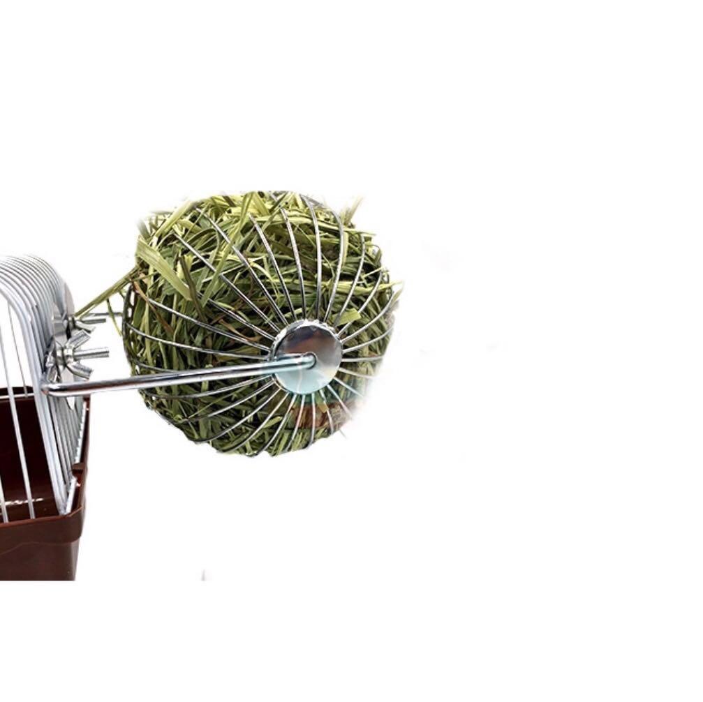 stainless steel hanging hay ball (minimal land marukan), Pet Supplies ...