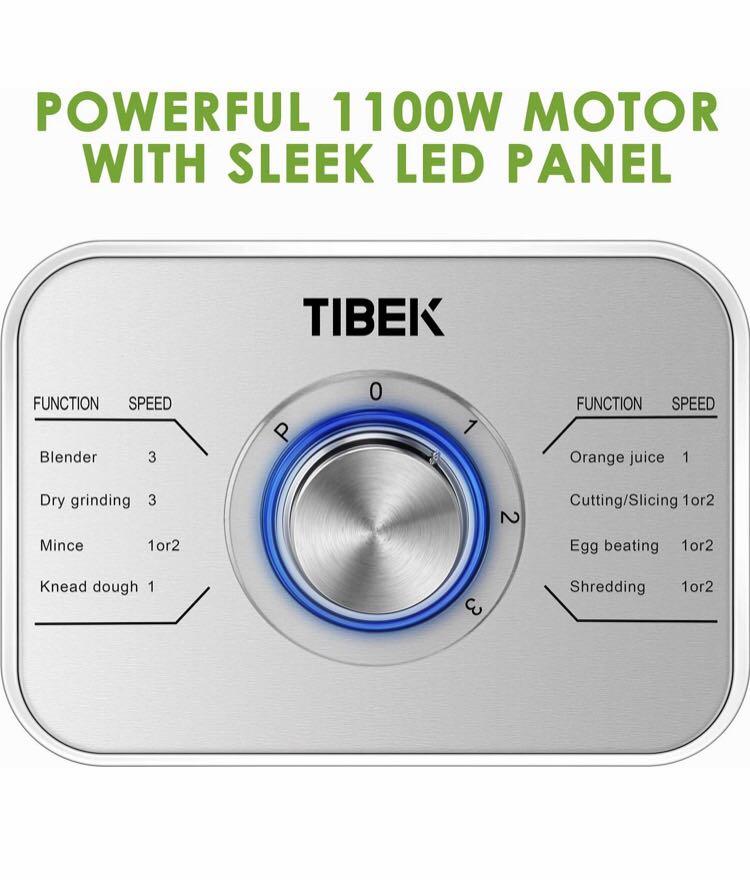 Tibek - Food Processor Multifunctional Food Processor - Blender ...