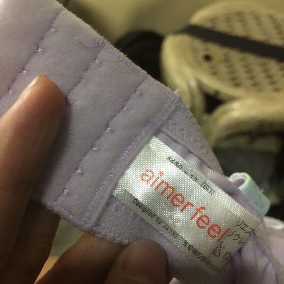 TWO PIECE PADDED WITH WIRE SHELL SHAPED BRA, Women's Fashion, Tops ...