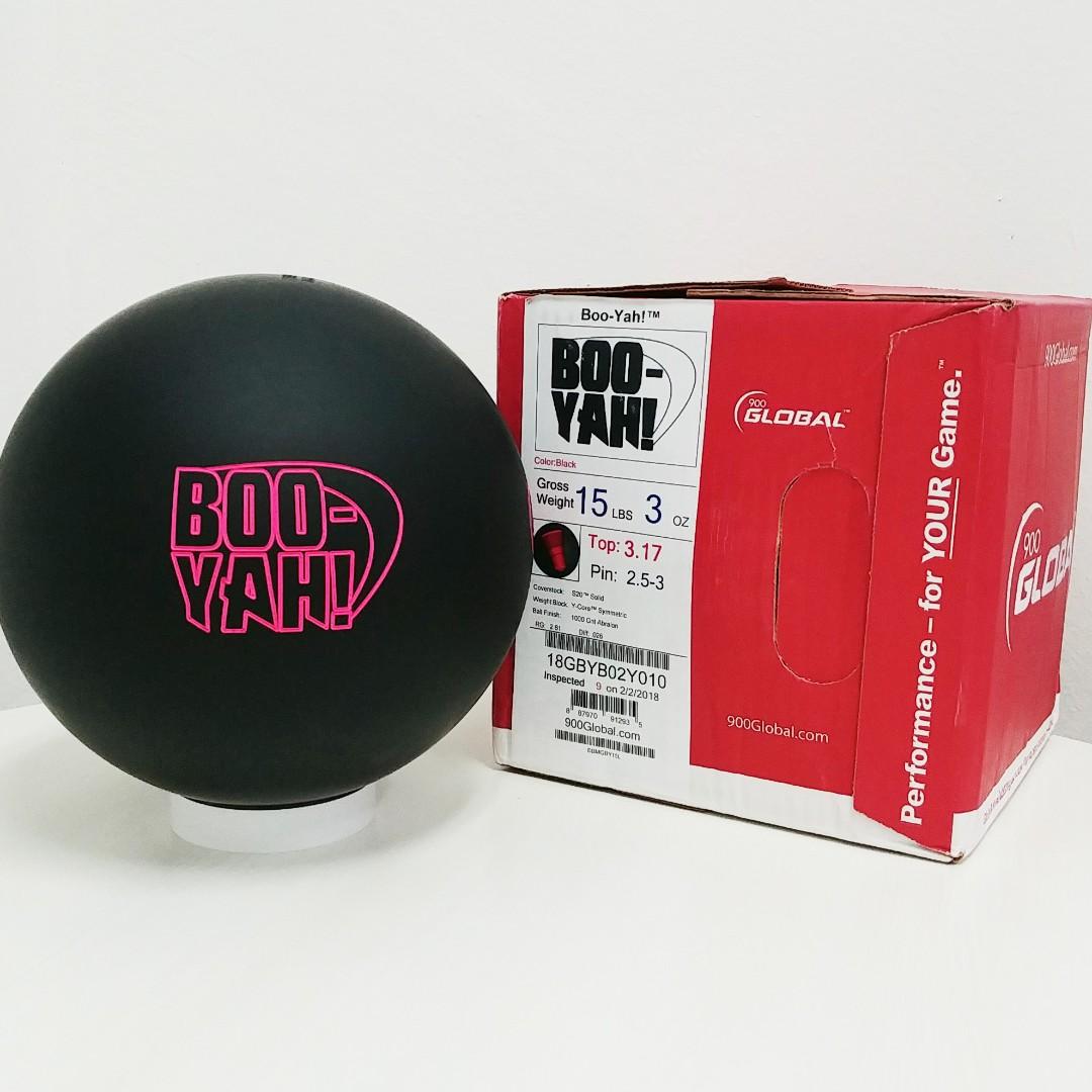 Urethane Bowling Ball 900 Global Boo-Yah! 15lbs, Sports Equipment ...