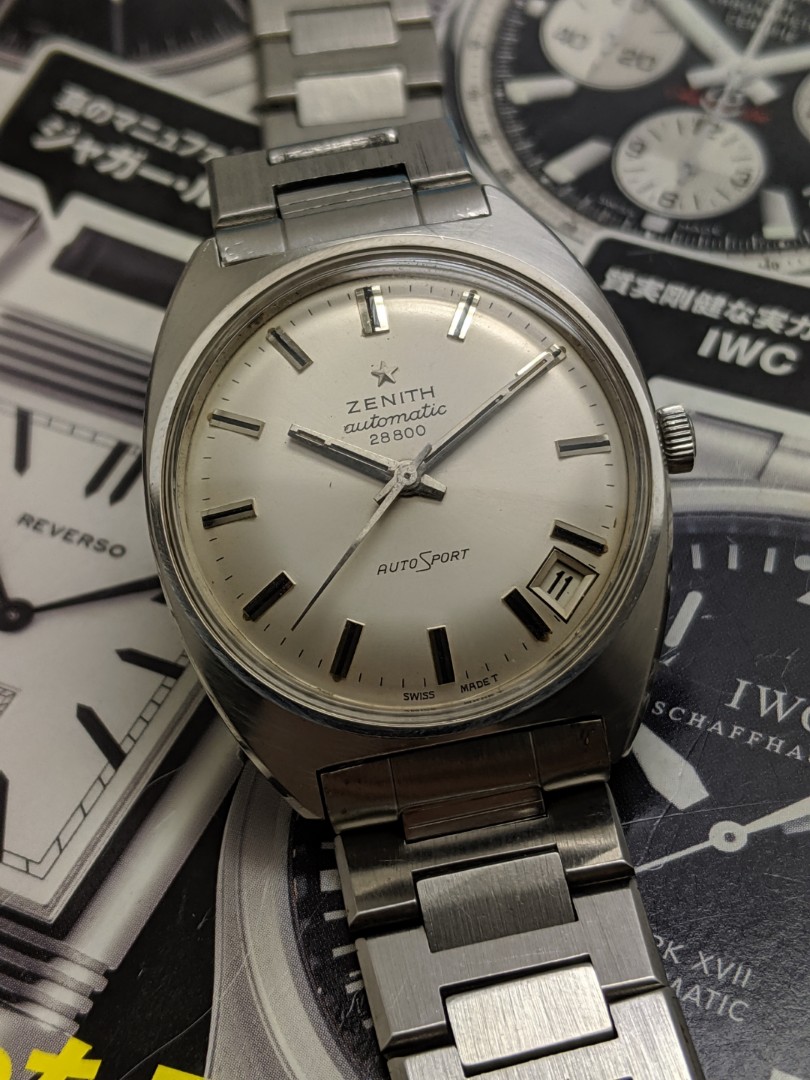 ZENITH AUTO SPORTS 28800 25 JEWELS AUTOMATIC WATCH, Luxury, Watches on ...