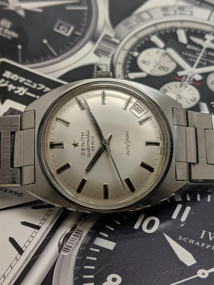 ZENITH AUTO SPORTS 28800 25 JEWELS AUTOMATIC WATCH, Luxury, Watches on ...