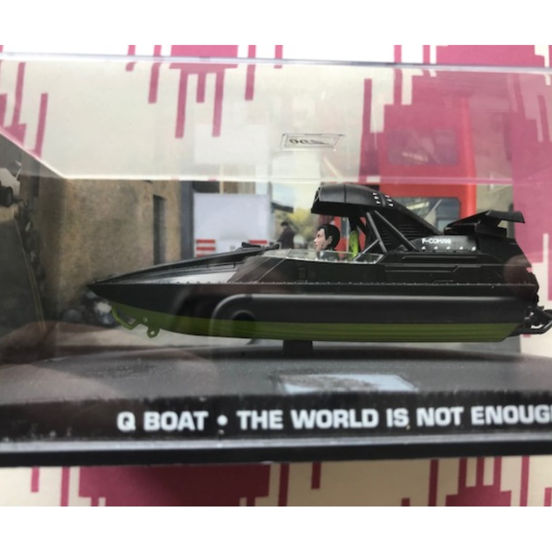 1/43 Altaya Q- Boat from James Bond 007 movie' The world is not enough ...