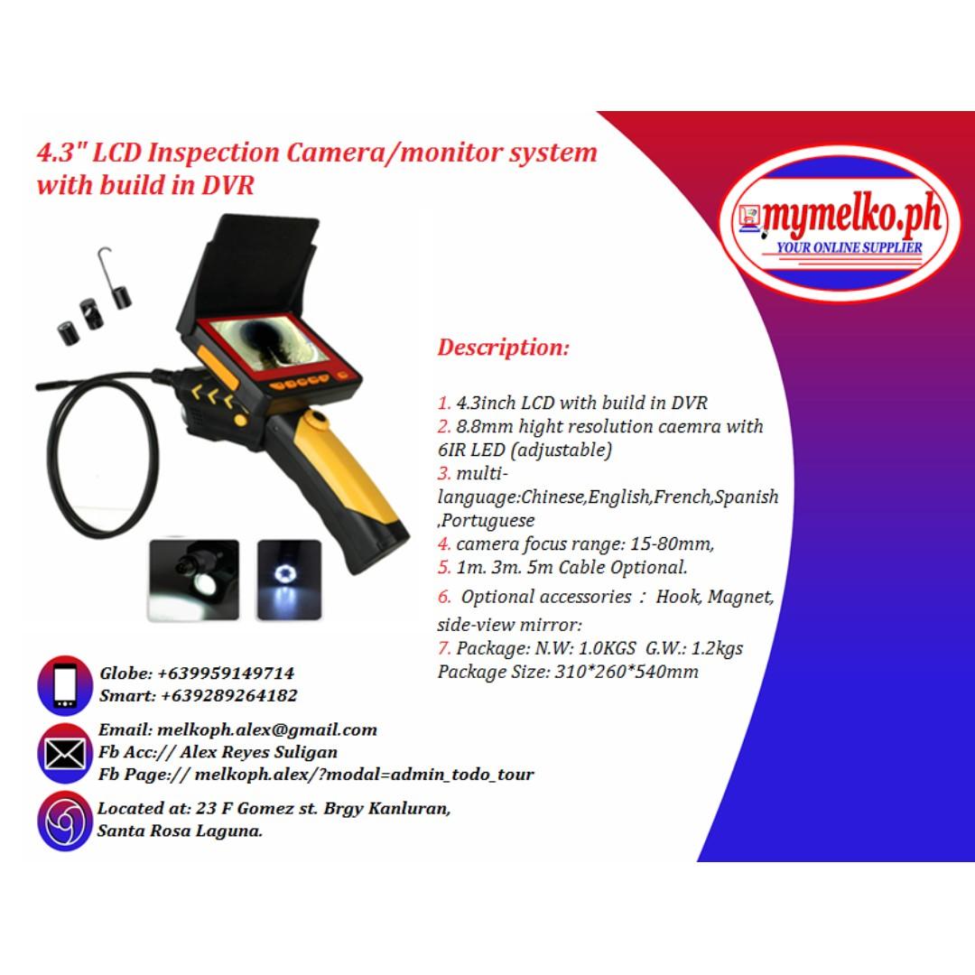 4.3" LCD Inspection Camera/monitor system with build in DVR, Furniture ...