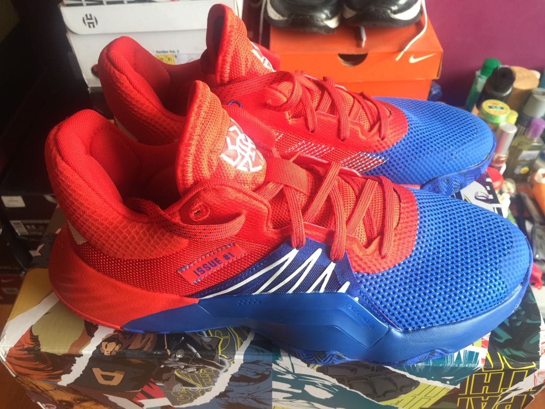 Adidas Don Issue 1 Spider-Man Colorway- Donovan Mitchell, Men's Fashion ...