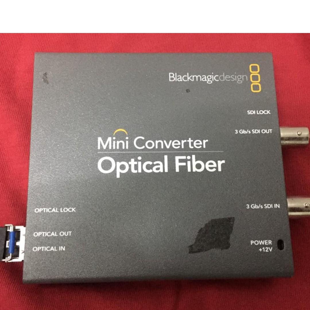 Blackmagic Design Mini Converter - Optical Fiber (BMD-CONVMOF), TV ...