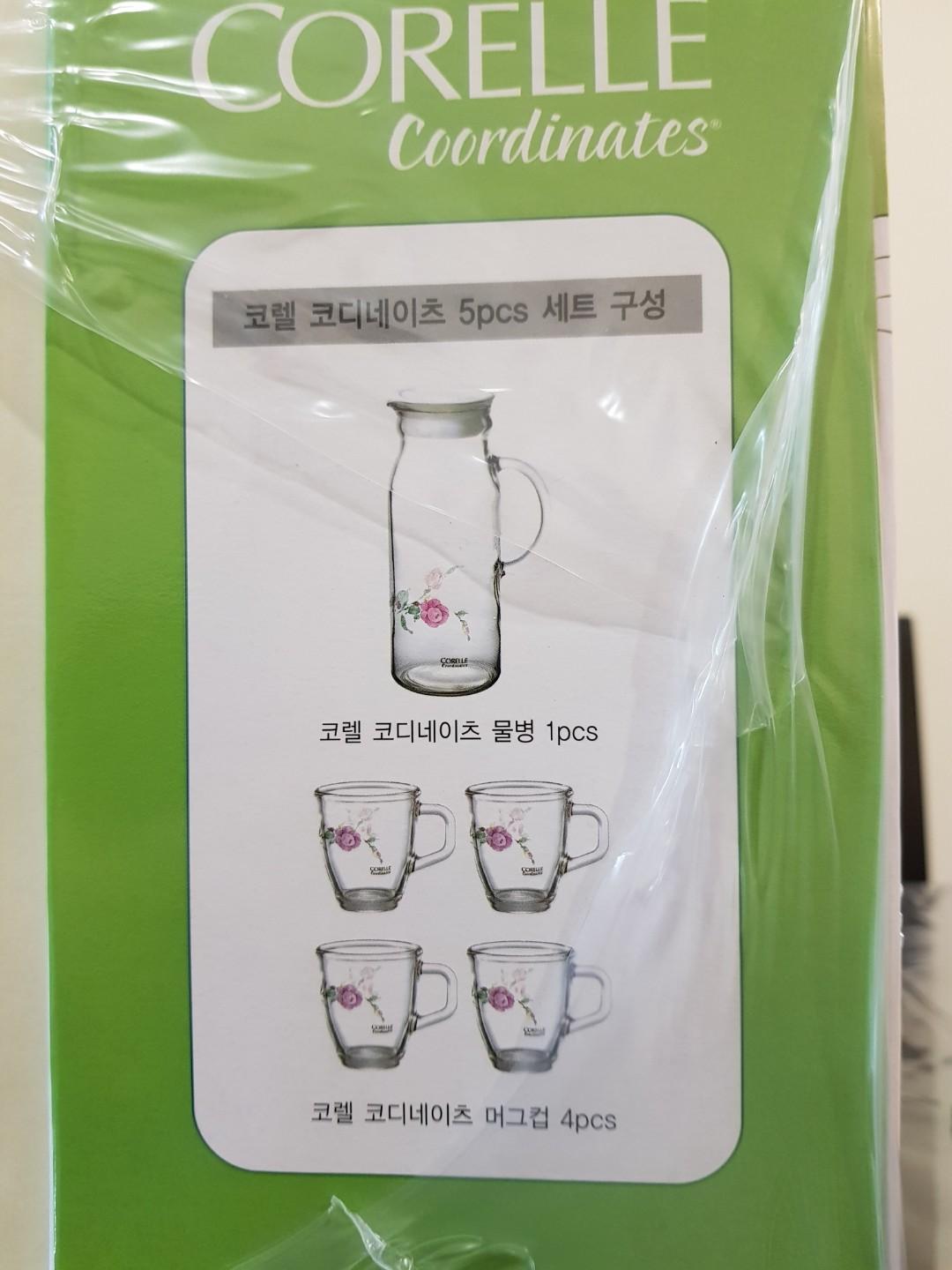 Corelle Country Rose and Corelle Coordinates, Furniture & Home Living ...