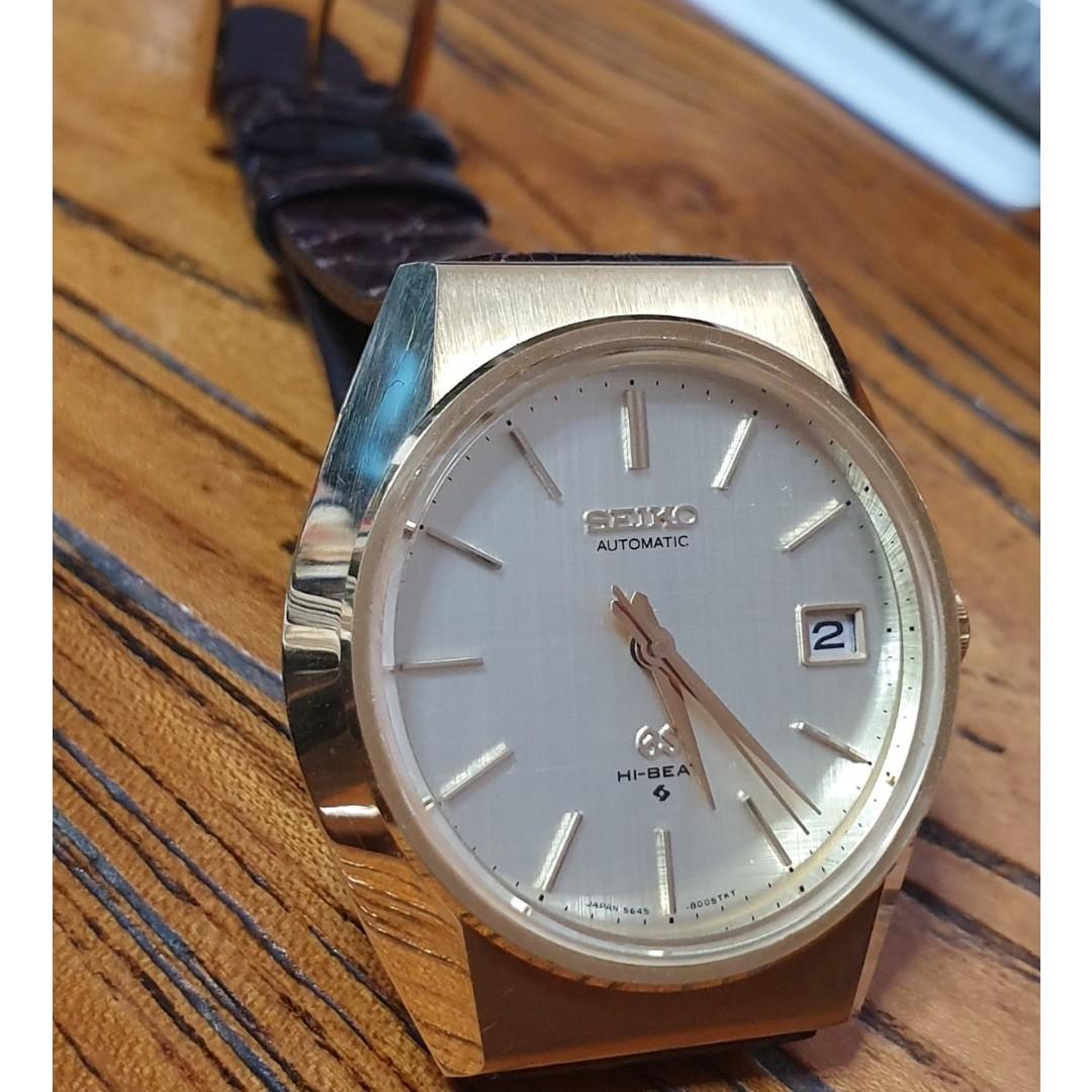 Grand Seiko 18K Gold 5645-8000, Men's Fashion, Watches & Accessories ...