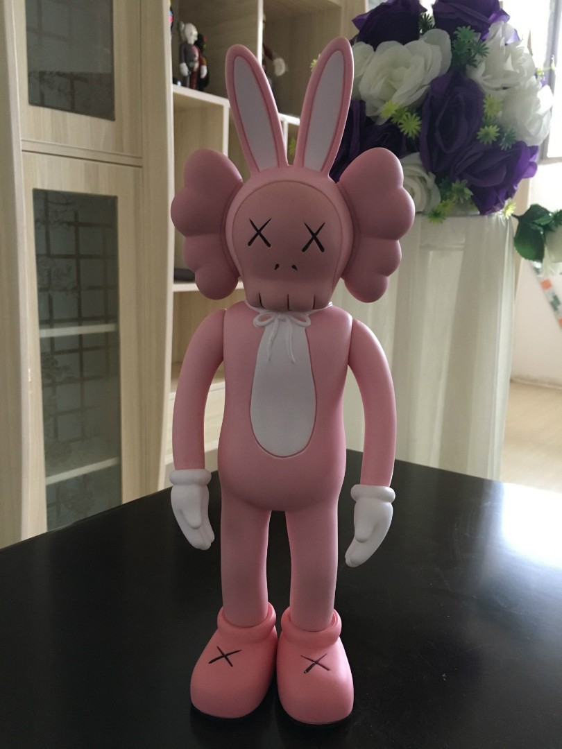 Kaws Originalfake pink bunny, Hobbies & Toys, Toys & Games on Carousell