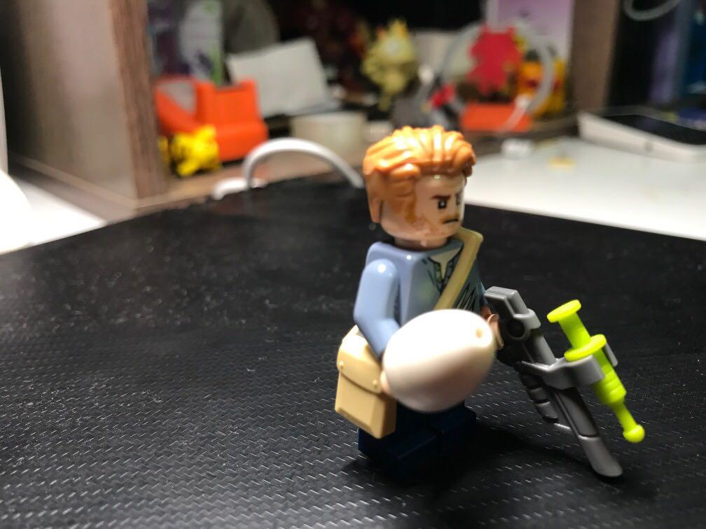 LEGO Jurrasic World (Owen Grady with gun and egg), Hobbies & Toys, Toys ...