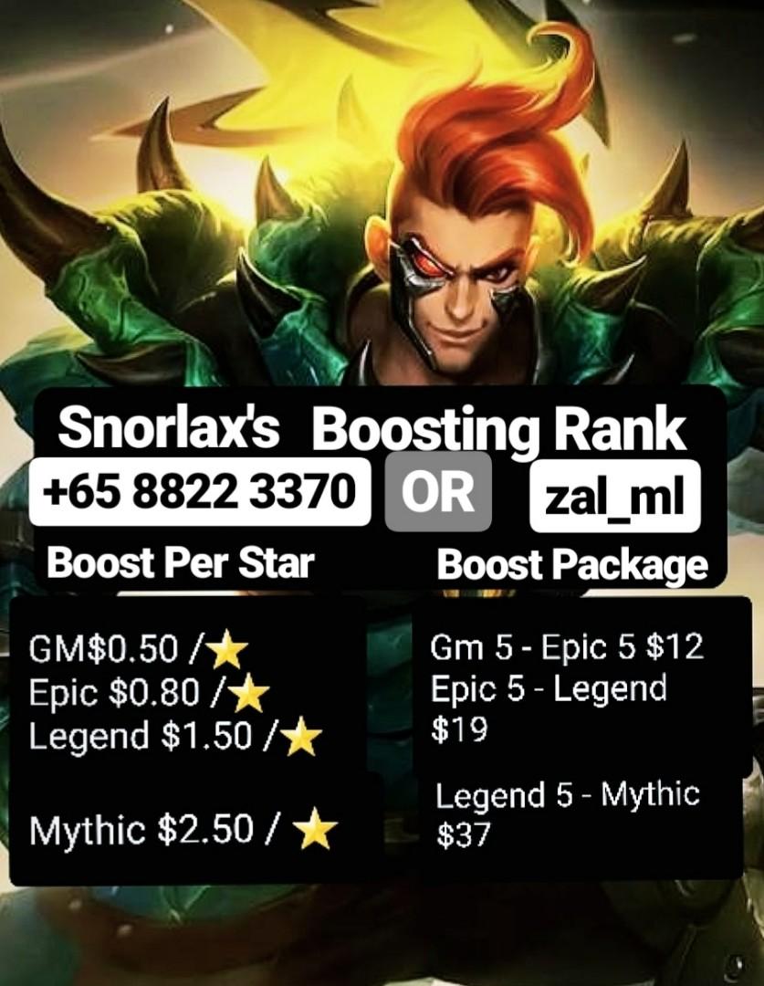 Mobile Legends Boost ID, Toys & Games, Video Gaming, Others on Carousell